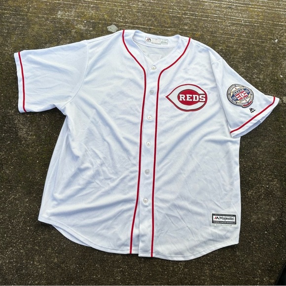Majestic | Shirts | Ken Griffey Jr 26 Cincinnati Reds Authentic Cool ...